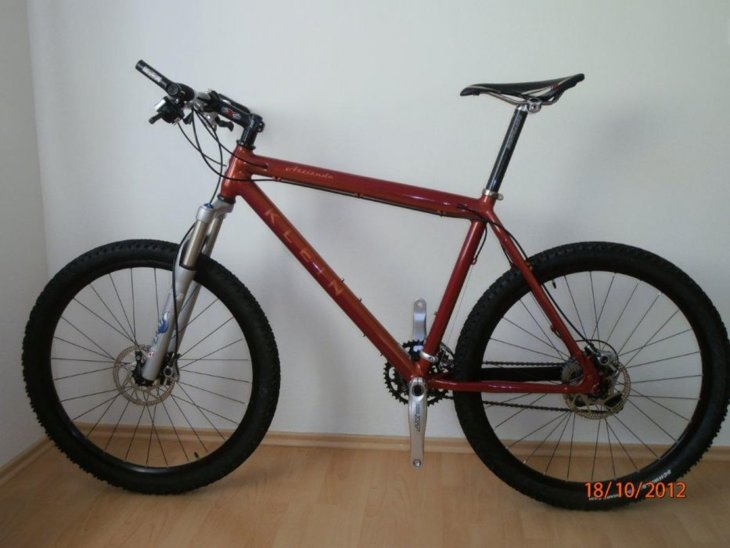 "EX" KLEIN ATTITUDE XV disc Ferrous Sunset - Fotky - Bike-forum.cz